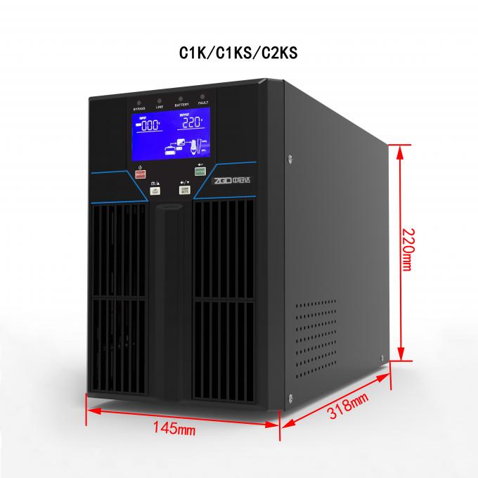 Double Conversion 2.4kW 3kva Smart Ups Data Center Ups System